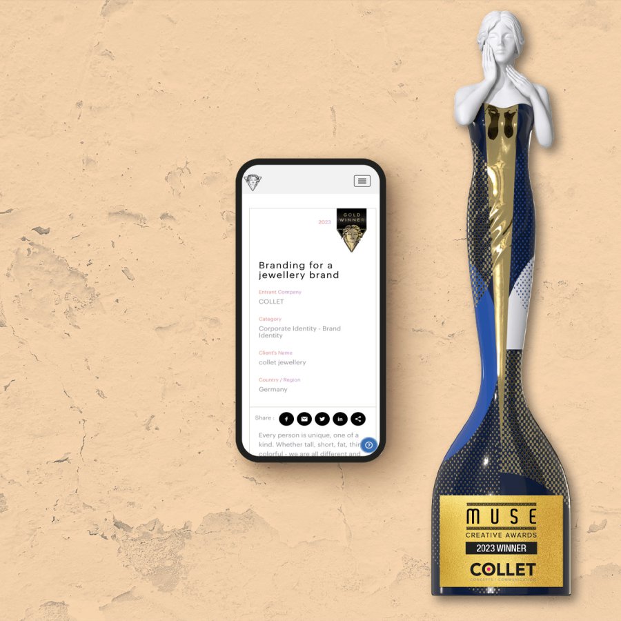 COLLET gewinnt den MUSE Creative Award 2023!